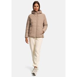 Steppjacke Marikoo "Marikoo Alemee Damen Stepp Jacke N026", Damen, Gr. XS, grau (taupe grau), Obermaterial: 100% Polyester PES., Jacken Steppjacke