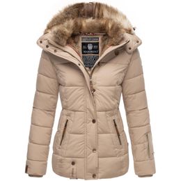 Winterjacke Marikoo "Winterjacke Nekoo", Damen, Gr. M, beige, Obermaterial: 100% Polyester PES. Obermaterial: Futter: 100% Polyester PES. 100% Polyester PES., Jacken Winterjacke