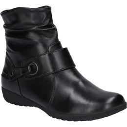 Stiefelette Josef Seibel "Naly 65, schwarz", Damen, Gr. 38, schwarz, Obermaterial: 100% Rindsleder Leather cow., Schuhe Stiefelette
