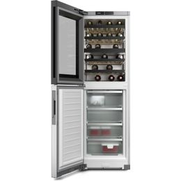 Miele Weink&uuml;hlschrank "KWNS 4784 DE", Energieeffizienz: D, silberfarben, B:59,7cm H:185,4cm T:67,9cm, Weink&uuml;hlschr&auml;nke, Weink&uuml;hlschrank