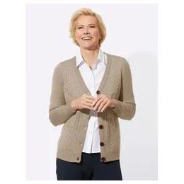 Classic Dog Strickjacke CLASSIC, Damen, Gr. 38, beige, 100% Polyacryl, unifarben, Strickjacken Strickjacke