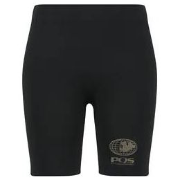 Radlerhose PEQUS "PEQUS PEQUS Island Defender Biker Shorts", Damen, Gr. M, US-Gr&ouml;&szlig;en, schwarz, 100% Baumwolle, skinny fit, Hosen Radlerhose