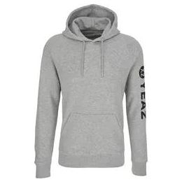 Kapuzenpullover YEAZ "Hoodie Sky Grey (unisex) CUSHER", Herren, Gr. S, grau (hellgrau), Obermaterial: 85% Baumwolle CO. 15% Polyester PES., Pullover Kapuzenpullover