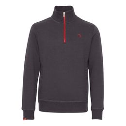 !Solid Troyer SOLID "Troyer SDBenn", Herren, Gr. XXL, grau (med grau m), Obermaterial: 50% Baumwolle CO. 50% Polyester PES., Pullover Troyer