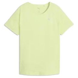 Trainingsshirt Puma "RUN CLOUDSPUN T-Shirt Damen", Damen, Gr. L, apple spritz gr&uuml;n, Obermaterial: 94% Polyester, 6% Elasthan, Rundhals, Shirts