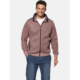 Sweatjacke Babista "Sweatjacke FENDORO", Herren, Gr. S, rot (dunkelrot), Obermaterial: 100% Baumwolle CO., Sweatjacken Sweatjacke