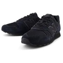 Sneaker New Balance "373", Herren, Gr. 44,5, schwarz, Leder, Textil, Schuhe Sneaker