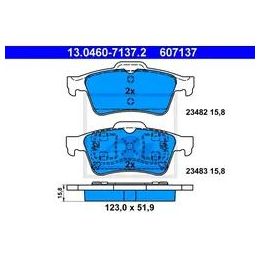 ATE Bremsensatz-Vorderachse SG00000CTZ Bremsensatz, Scheibenbremse vorne hinten rechts links bel&uuml;ftet 300mm f&uuml;r RENAULT NISSAN 7701206614 8660001813 7