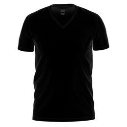 Unterhemd Ammann "T-Shirt Day Modern / Close to you", Herren, Gr. 6, N-Gr, schwarz, Obermaterial: 93% Baumwolle CO. 7% Elasthan EL., Unterhemden Unterhemd