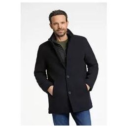 Kurzmantel Bison "Mantel Comfort Fit", Herren, Gr. 4XL, blau (navy), Obermaterial: 60% Wolle, 40% Polyester; F&uuml;llung: 100% Polyester, M&auml;ntel Kurzmantel