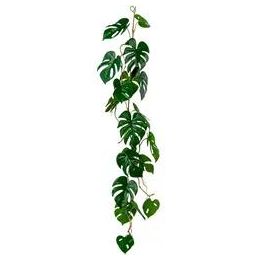 Kunstgirlande Creativ green "Split-Philodendron-Girlande", gr&uuml;n, L:104cm &Oslash;:25cm, Kunststoff, Kunstpflanzen
