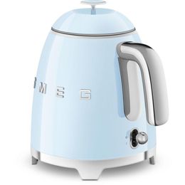 Smeg Wasserkocher "KLF05PBEU", blau (pastellblau), B:20cm H:20cm T:15,2cm, Wasserkocher, Wasserkocher