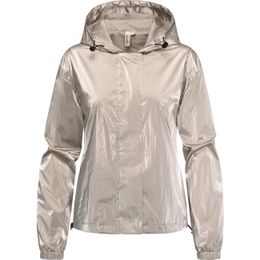 Blouson Ragwear "&Uuml;bergangsjacke Cezanna Shine", Damen, Gr. M, grau (light grau), Obermaterial: 100% Nylon NY. Obermaterial: Futter: 100% Polyester PES., Jacken Blouson