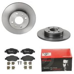 Brembo Bremsensatz, Scheibenbremse 1420-56011 hinten rechts links voll 240mm f&uuml;r ZASTAVA ALFA ROMEO FIAT FORD LANCIA ABARTH 7566931 60805117 71738421