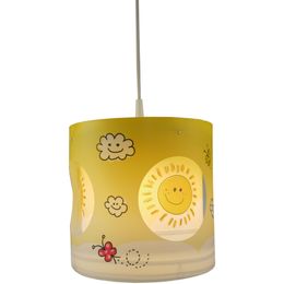 Niermann H&auml;ngeleuchte "Dreh-Pendelleuchte Sunny", bunt, 1, &Oslash; 25cm H: 27cm, 1 Stk., Leuchten, Kinderzimmer, Kinderlampe, H&auml;ngeleuchte