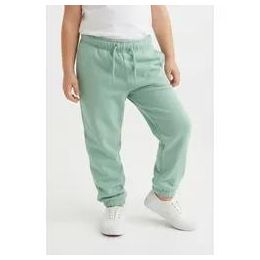 Sweathose KIDS Only "KOGSWEAT PANTS SWT NOOS", M&auml;dchen, Gr. 128, N-Gr, aqua foam, Sweatware, Obermaterial: 60% Baumwolle, 40% Polyester, unifarben, regular fit lang, Hosen Sweathose