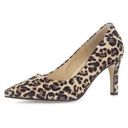 Pumps Gabor "Eleganter Pump", Damen, Gr. 41, beige, Schuhe Pumps