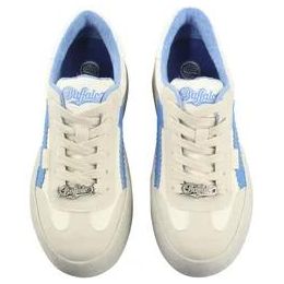 Trainingsschuh Buffalo "Buffalo CAJO", Damen, Gr. 40, cream, blau, Schuhe