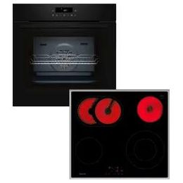 Neff Backofen-Set "BTX46PB0", Energieeffizienz: A+ (A+++-D), schwarz, Herdsets, mit pyrolytischer Selbstreinigung