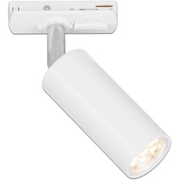 Briloner Leuchten Schienensystem-Leuchten "RAIL", wei&szlig; matt, &Oslash; 4,2cm, 1 Stk., Leuchten, LED Spotlight 40x100 mm Wei&szlig; 5,5W Schienensystem Rail B&uuml;ro K&uuml;che, Schienensystem-Leuchten