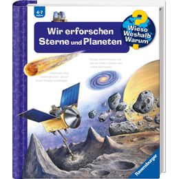 Kinderbuch Ravensburger "Wieso? Weshalb? Warum?, Sterne und Planeten", bunt, B&uuml;cher, Kinderbuch, Made in Germany