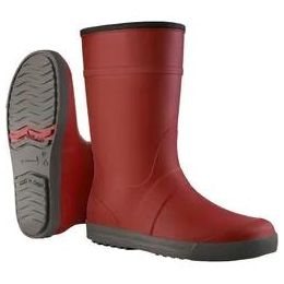 Gummistiefel Dunlop "Amsterdammer", Damen, Gr. 40, rot (dunkelrot), Obermaterial: 100% sonstige Fasern AF., Schuhe Gummistiefel
