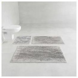 Badematte Grund "Elysia", grau (hellgrau), H:27mm, Polyester, Badematten, Badematte, LUXURYSOFT-Flor, ultraweich & angenehm warm, 5 Jahre Garantie