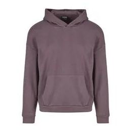 Kapuzenpullover Urban Classics "Urban Classics Light Terry Hoody", Herren, Gr. S, fadedlila, 70% Baumwolle, 30% Polyester, unifarben, normal, ohne Ausschnitt, Pullover Kapuzenpullover