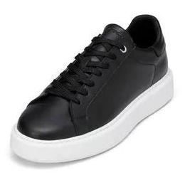 Marc O'Polo Sneaker MARC O'POLO "aus edlem Rindleder", Herren, Gr. 44, schwarz, Obermaterial: 100% Leder (Rind), unifarben, Schuhe Sneaker