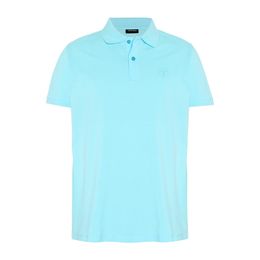 Poloshirt Chiemsee, Herren, Gr. S (44/46), tropical breeze, 100% Baumwolle, ohne Ausschnitt, Shirts Poloshirt
