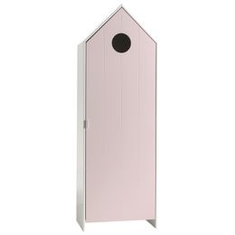 Vipack Kinderkleiderschrank Casami Wei&szlig;/Rosa