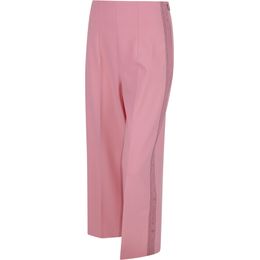 Palazzohose Sportalm KITZB&Uuml;HEL, Damen, Gr. 40, N-Gr, rosa (pink dawn), Web, Obermaterial: 67% Polyester, 29% Viskose, 4% Elasthan, clean, unifarben, weit 7/8-L&auml;nge, Hosen Palazzohose, mit Glanzstreifen an der Seite