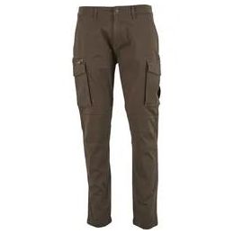 Cargohose 883POLICE "883 Police NEWTON CARGO PANTS", Herren, Gr. W32L32, L&auml;nge 32, khaki, 98% Baumwolle, 2% Elasthan, unifarben, normal, Hosen Cargohose