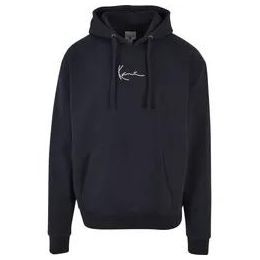 Sweatshirt Karl Kani "Karl Kani Herren Small Signature Hoodie navy", Herren, Gr. L, navy, 80% Baumwolle, 20% Polyester, unifarben, Sweatshirts Sweatshirt