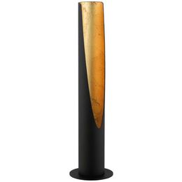 Eglo LED Tischleuchte "BARBOTTO", gold (schwarz, goldfarben), 1, &Oslash; 6cm H: 39,5cm, Leuchten, Tischleuchte, Lampe, Stablampe aus Metall, Nachttischlampe, Schalter, LED Tischleuchte