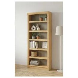 B&uuml;cherregal OTTO HOME "Soeren Regal B/T/H: 80/29/185 cm, 6 F&auml;cher", glaug, ge, lt, B:80cm H:185cm T:29cm, Massivholz, Regale, B&uuml;cherregal, aus massiver Kiefer, FSC-zertifiziert