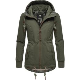 Winterjacke Ragwear "Winterjacke YM-Danka", Damen, Gr. XXL, gr&uuml;n (schwarz olive22), Obermaterial: 100% Polyester PES. Obermaterial: Futter: 100% Polyester PES. 100% Polyester PES., Jacken Winterjacke
