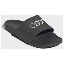 Badesandale Adidas PERFORMANCE "ADILETTE COMFORT AUDI REVOLUT F1 TEAM BADESCHLAPPEN", Herren, Gr. 46, utility schwarz, utility schwarz, chalk pearl, Synthetik, Schuhe, AUDI F1 Motorsport