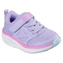 Sneaker Skechers "GO RUN ELEVATE 2.0", M&auml;dchen, Gr. 23, lavendel, Lederimitat, Textil, kontrastfarbene Details, Schuhe Sneaker, Freizeitschuh mit Klettverschluss, Gr&ouml;&szlig;enschablone zum Download