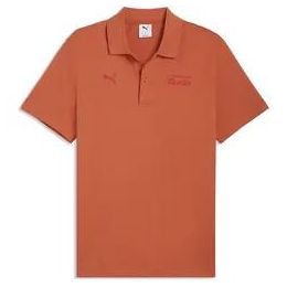 Poloshirt Puma "Porsche Legacy Essentials Polo Herren", Damen, Gr. S, amarena orange, Obermaterial: 100% Baumwolle. Kragen: 100% Baumwolle, clean, regular fit, Shirts