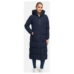 Winterjacke Marikoo "Honiaa", Damen, Gr. M, blau (navy), Obermaterial: 100% Polyester; Futter: 100% Polyester; Wattierung: 100% Polyester; &Auml;rmelfutter: 100% Polyester, Jacken Winterjacke, mit Bel&uuml;ftungs&ouml;ffnungen am Jackensaum