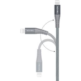 nevox Smartphone-Kabel "NEV1884", bunt (grau, silberfarben), 50cmcm, Kabel, Smartphone-Kabel