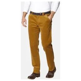 Cordhose Babista "Cordhose BABESTINI", Damen, Gr. 60, N-Gr, gelb (dunkelgelb), Obermaterial: 97% Baumwolle CO. 3% Elasthan EL., Hosen Cordhose