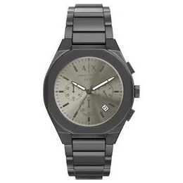 Giorgio Armani Chronograph ARMANI EXCHANGE "SYNC", anthrazit, grau, Armbanduhren, Herren, Chronograph, Quarzuhr, Armbanduhr, Herrenuhr, Edelstahlarmband, analog, Tag
