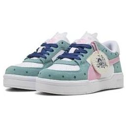 Sneaker Puma "Puma x GABBY'S DOLLHOUSE CA Pro Sneakers M&auml;dchen", Damen, Gr. 34.5, wei&szlig; pink shimmer, Obermaterial: Synthetik, Textil, Kuhleder. Futter: Textil. Innensohle: Textil. Laufsohle: Gummi, Schuhe Sneaker