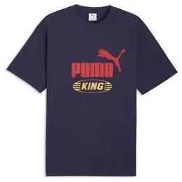 T-Shirt Puma "FUTURE.Puma.ARCHIVE King Relaxed T-Shirt Erwachsene", Damen, Gr. M, deep plum lila, Obermaterial: 100% Baumwolle. Rippe: 20% Polyester, 80% Baumwolle, relaxed fit, Rundhals, Shirts T-Shirt