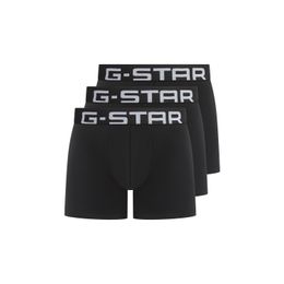 G-Star Raw Boxershorts G-STAR "Boxershort OAK Trunk 3-pack 3er Pack", Herren, Gr. M, schwarz, Obermaterial: 95% Baumwolle CO. 5% Elasthan EL., Unterhosen Boxershorts