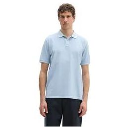 Marc O'Polo Poloshirt MARC O'POLO "aus Bio-Baumwolle", Herren, Gr. M, dusted blau, Obermaterial: 100% Baumwolle, unifarben, regular fit, Strickb&uuml;ndchen, Shirts