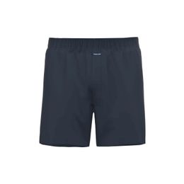 Boxershorts Ammann "Boxershort Basic Cotton Boxer Short 1er Pack", Herren, Gr. L, blau (dunkelblau), Obermaterial: 100% Baumwolle CO., Unterhosen Boxershorts