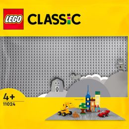 Konstruktionsspielsteine Lego "Graue Bauplatte (11024), Lego Classic", grau, Spielbausteine, Kinder, Kunststoff, Konstruktionsspielsteine, Made in Europe
